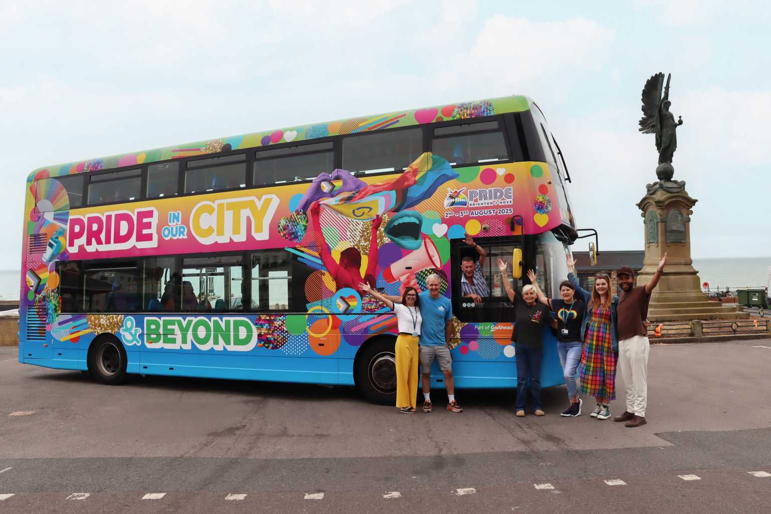 Introducing our brand-new Pride bus! - Brighton & Hove Buses