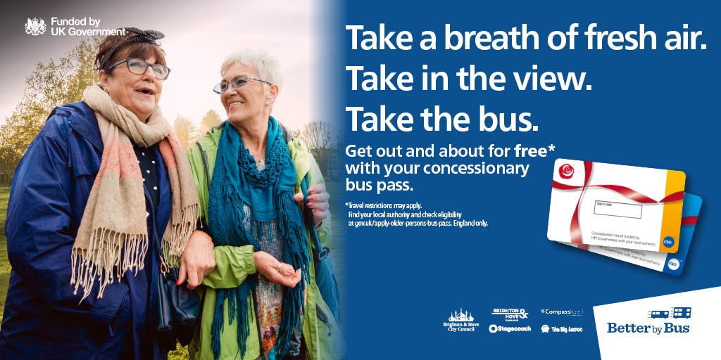 Apply for your Concessionary Bus Pass Today - Brighton & Hove Buses