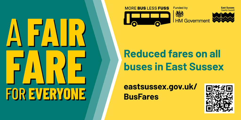 Fare deals for journeys in East Sussex - Brighton & Hove Buses
