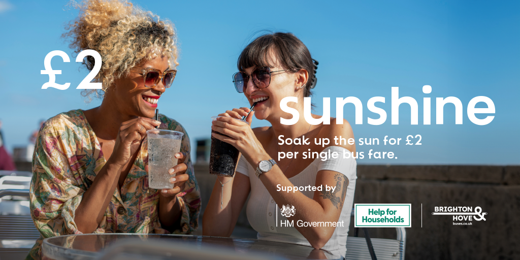 Single fares £2 or less - Brighton & Hove Buses