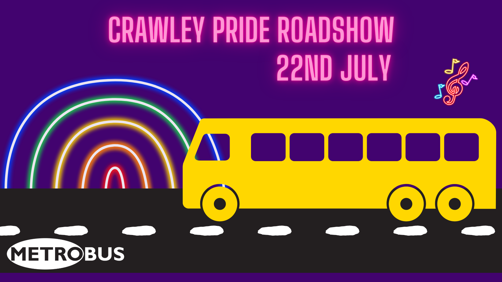 Crawley Pride Roadshow - Brighton & Hove Buses