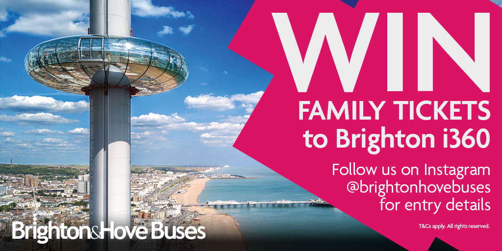 Win Brighton i360 tickets! - Brighton & Hove Buses